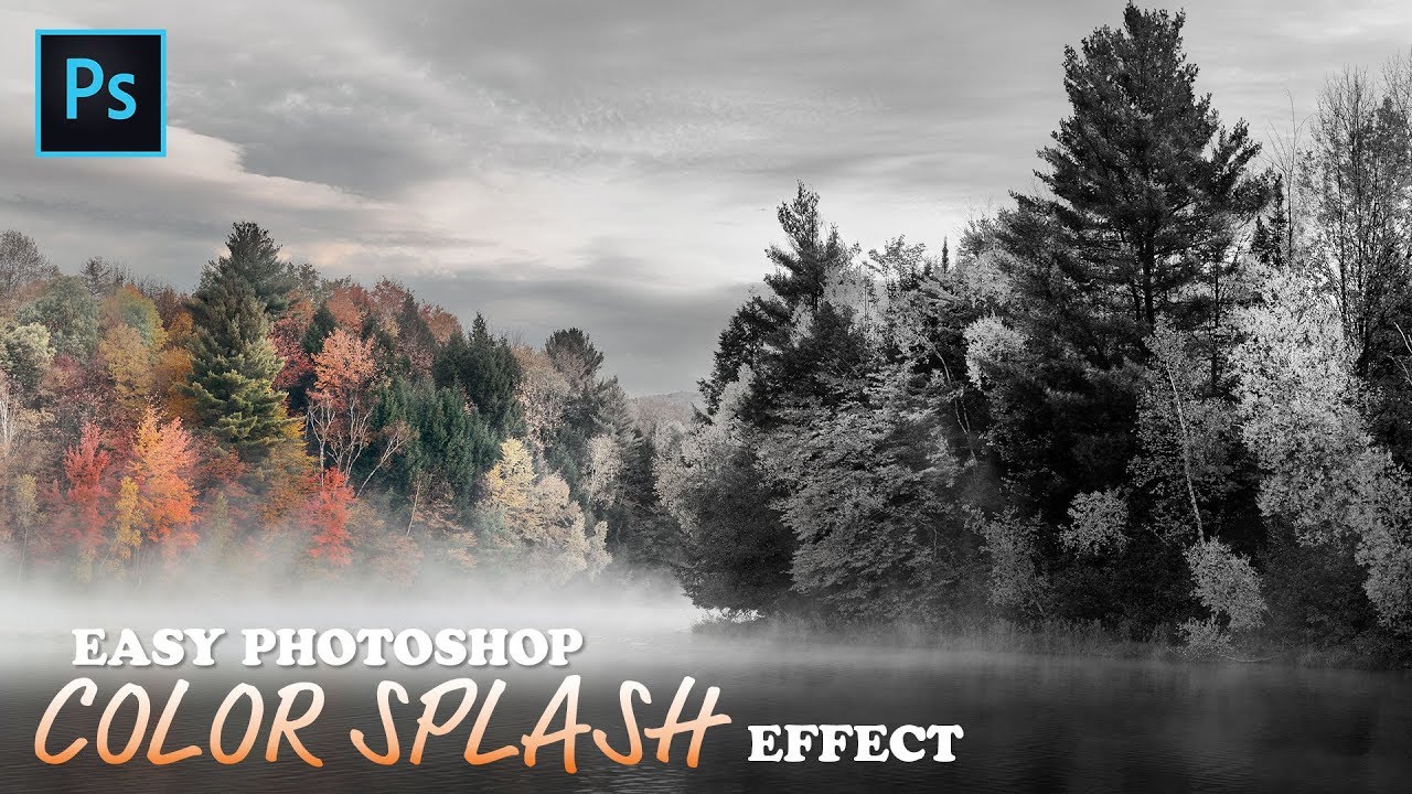 Easy Photoshop Color Splash Effect Without Selections