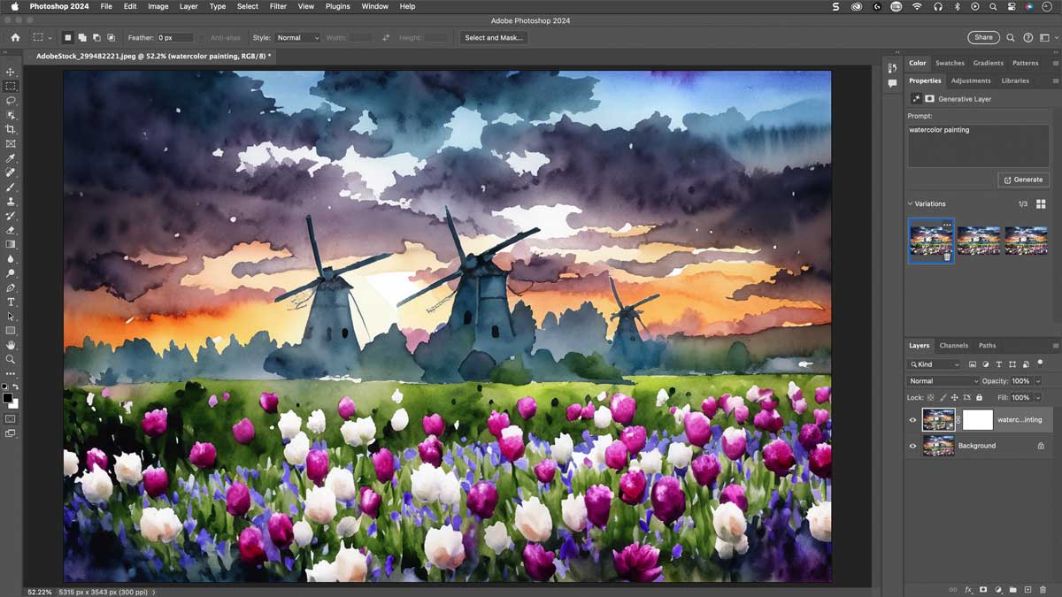 How to Turn Photos to Paintings with Generative Fill in Photoshop